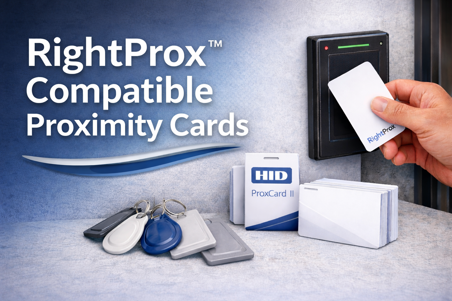 RightProx™ Compatible ISO with Magnetic Stripe Thin Composite Proximity ...