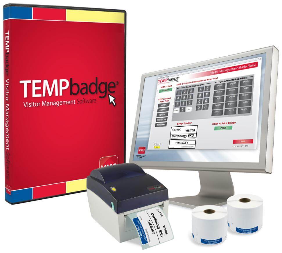 TEMPbadge™ Visitor Management System – All Things Identification