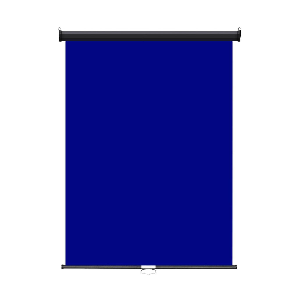 Retractable Photo Backdrop Black Casing, 36" x 48" - ROYAL BLUE – All ...