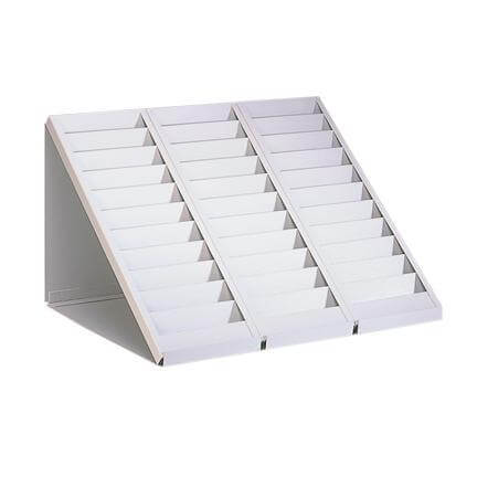 3 Column 30 Card Badge Rack Holder - Desktop – All Things Identification